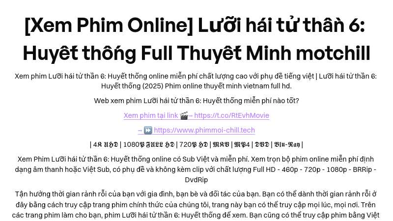 [𝗫𝗲𝗺 𝗣𝗵𝗶𝗺 𝗢𝗻𝗹𝗶𝗻𝗲] Final Destination 6 Bloodlines Full 𝗧𝗵𝘂𝘆ế𝘁 𝗠𝗶𝗻𝗵 ...