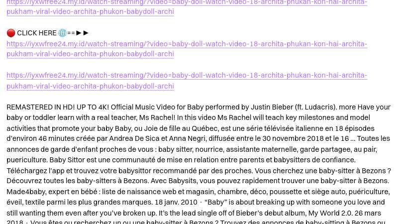Baby Doll [Watch video 18++] archita phukan kon hai archita pukham ...