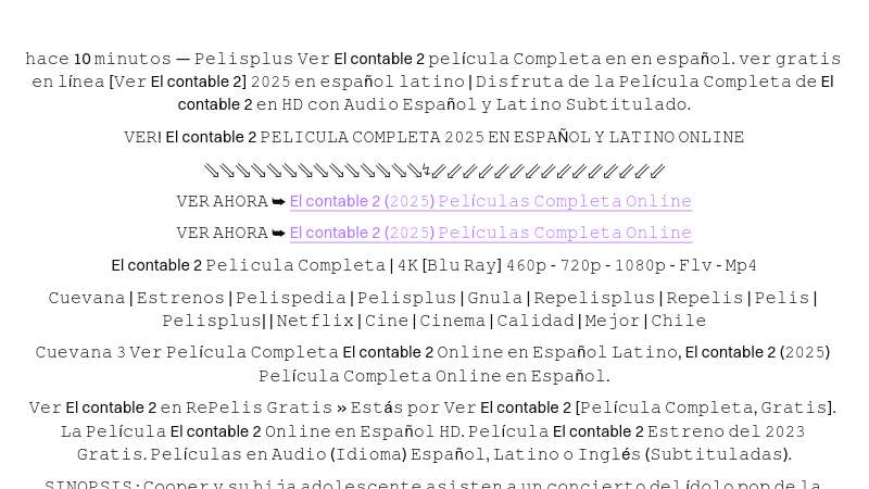 Ver El contable 2 EN ESPAÑOL Y LATINO — Cuevana 3 | Built with Prezo
