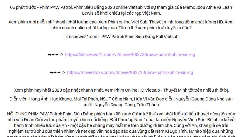 [FULL HD] Xem Phim PAW Patrol: Phim Siêu Đẳng (2023) Vietsub + Thuyết Minh | Built with Prezo